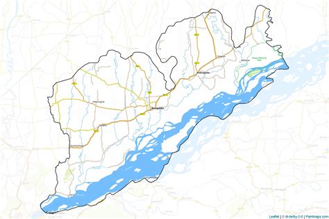 Sample Maps Of Darrang Generated With Map Cropping Masking Tool