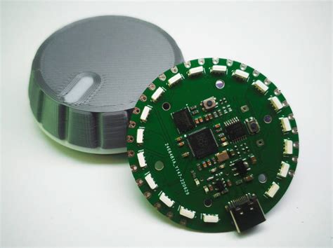 บอร์ดพัฒนาที่ใช้ Raspberry Pi Rp2040 Dual Core เป็นเอ็นโค้ดเดอร์แบบหมุน