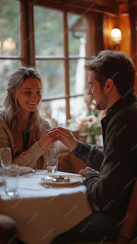 A Young Man Proposed To His Girlfriend In A Restaurant By Putting An