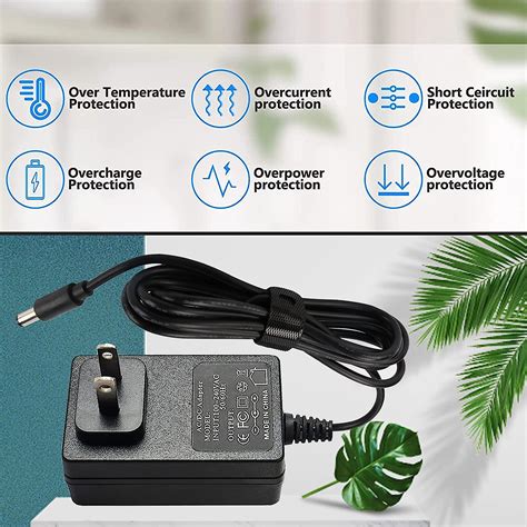 Buy V A AC DC Adapter Power Supply Cord DC Plug X Mm Mm Center Positive With Tips