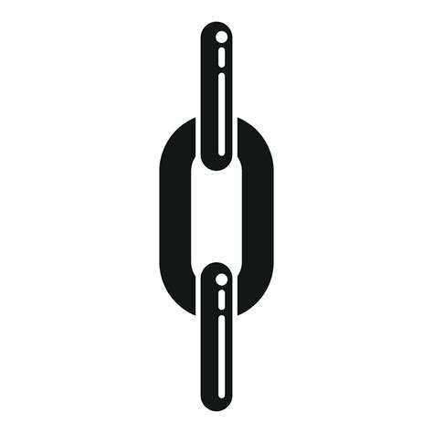 Partnership Chain Icon Simple Vector System Network 14866200 Vector