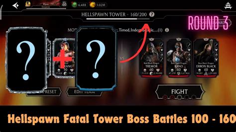 Fatal Hellspawn Tower Boss 100 160 Battles Round 3 Rewards Mk