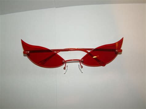 Red Hook Stretched Cosplay Costume Glasses V2 Etsy Cosplay Costumes