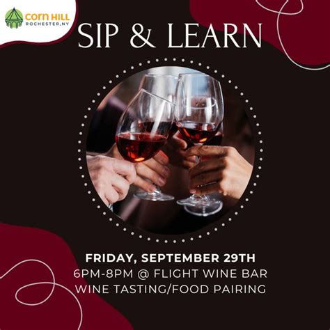 Sip And Learn Wine Tasting