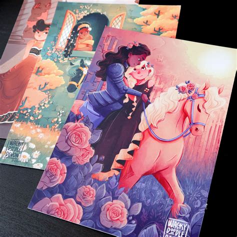 Lesbian Knights Art Prints Etsy Uk