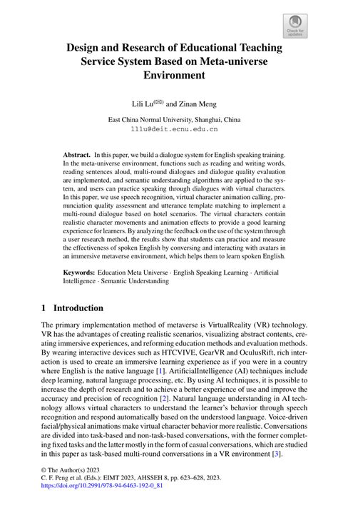 Pdf Design And Research Of Educational Teaching Service System Based