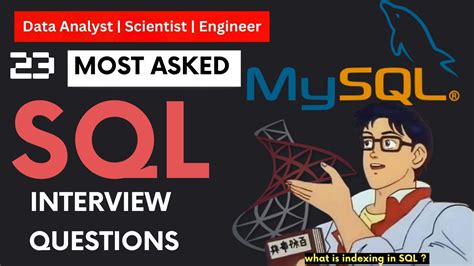 Top 24 Sql Interview Questions Part 2 Data Science Data Analyst Job Most Asked Sql