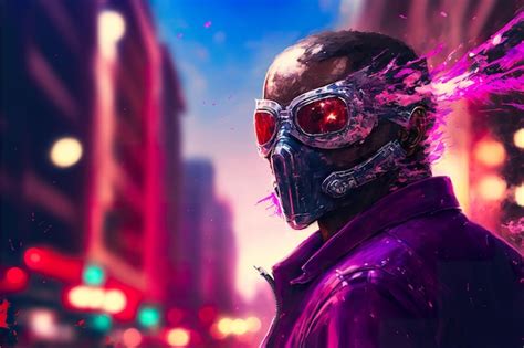 Premium Photo Mysterious Man In A Skull Mask
