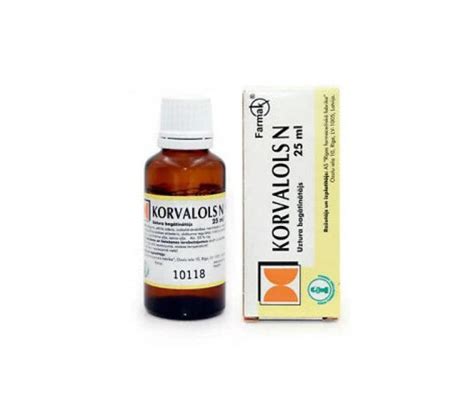 Corvalol 25ml Calm Drops Healthy Mood