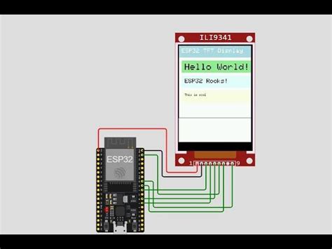 sm tronics on linkedin how to connect and display text on ili9341 tft display with esp32