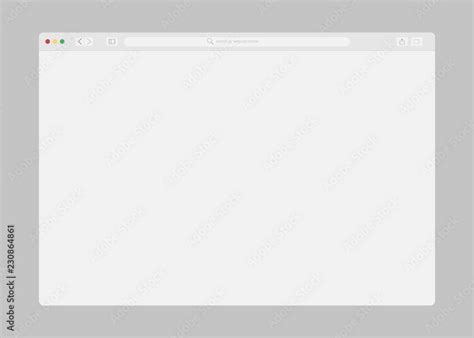 simple browser window flat vector browser window flat vector icon