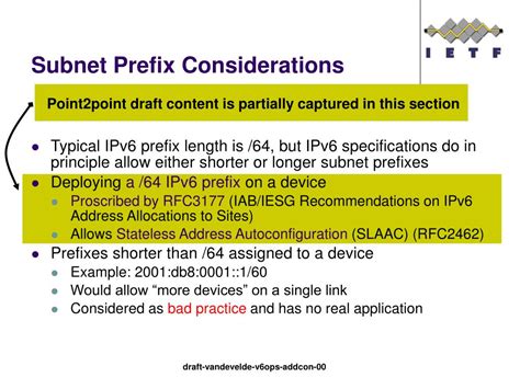 PPT IPv6 Unicast Address Assignment Considerations PowerPoint