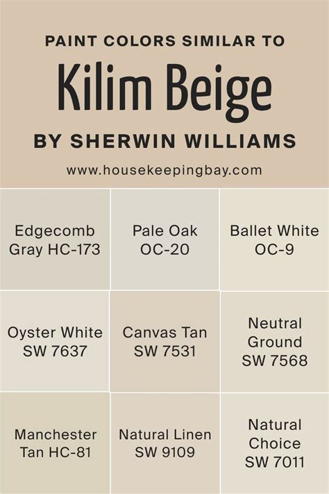 Colors Similar To Kilim Beige Sw 6106 By Sherwin Williams Paint