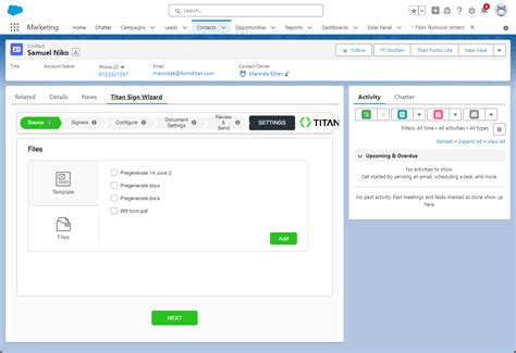 Sign Wizard In Salesforce Titan Academy