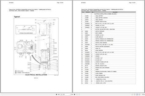 Tigercat Feller Buncher Parts Catalog