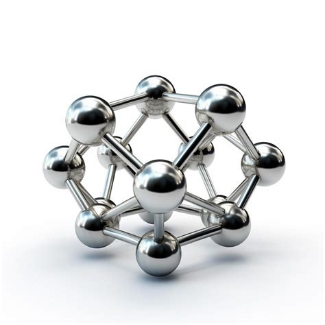 Premium Ai Image A Molecular Model
