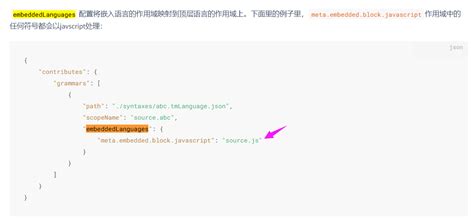 语言插件 语法高亮中关于嵌入式语言给出的示例 有误 Issue Liiked VS Code Extension Doc ZH GitHub