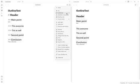 how to see side by side markdown preview in obsidian help obsidian