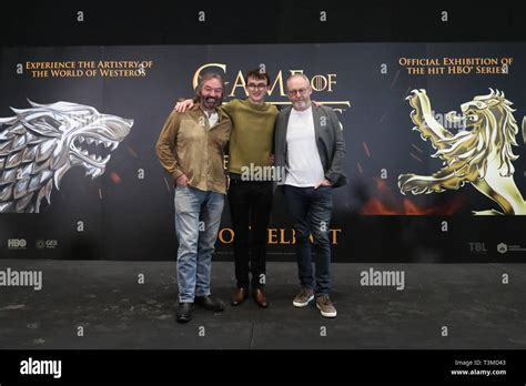 Left To Right Actors Ian Beattie Who Plays Meryn Trant Isaac