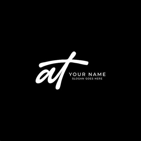 Premium Vector Simple Signature Logo For Alphabet At Handwritten