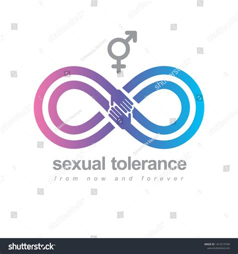 Sexual Tolerance Hetero Homosexuals Conceptual Symbol Stock Vector Royalty Free 1413219746
