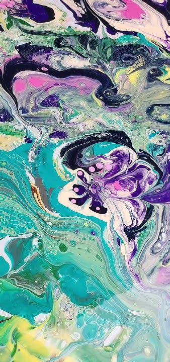 Абстрактная Акриловая Картина 60/80 #абстрактнаяживопись #флюидарт #art ...