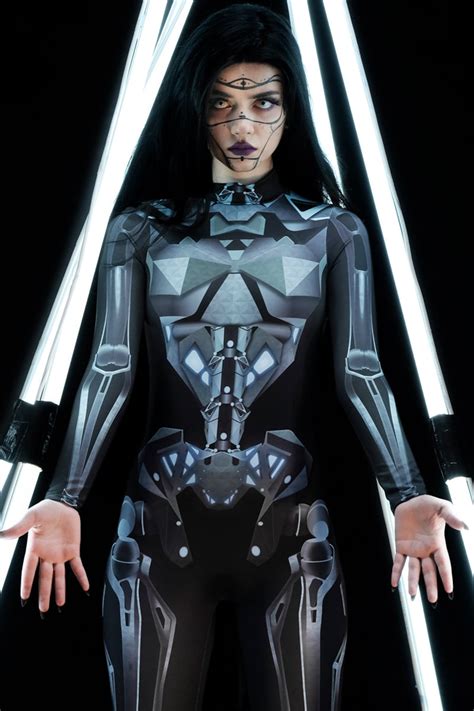 Sci Fi Skeleton Costume Sexy Halloween Costume Cosplay Etsy
