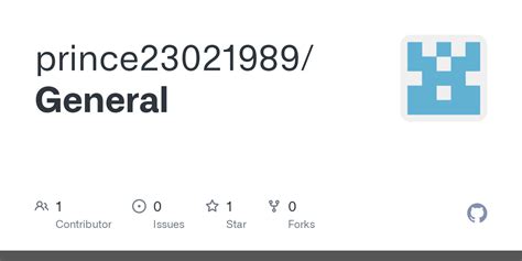 Github Prince23021989general