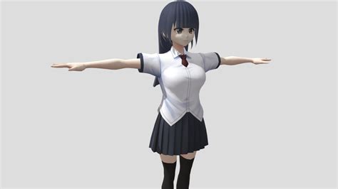 【anime Character Alex94i60】uniform Pack Buy Royalty Free 3d Model