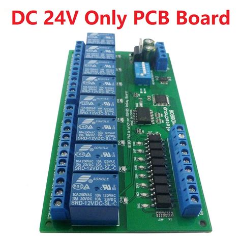 N4d8b08 Dc 24v 8i8o Multifunction Modbus Rtu Relay Module Support 03 06