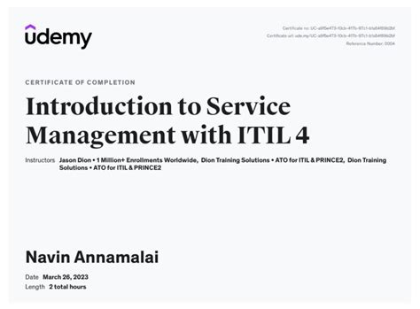 navin annamalai on linkedin itil4 servicemanagement certification