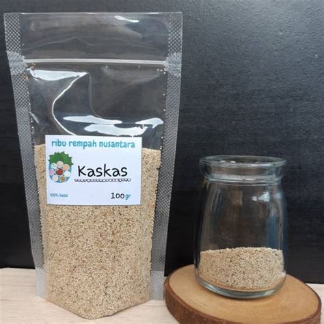 Jual Gr Kas Kas White Poppy Seeds Biji Kas Kas Shopee Indonesia