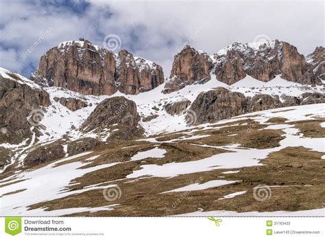 View On Val Di Fassa Stock Image Image Of Backgrounds 31763433