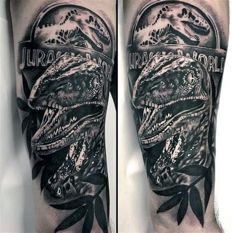 50 Jurassic Park Tattoo Designs For Men Dinosaur Ink Ideas