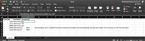 Looking At Using Two Tables If And Vlookup Rexcel
