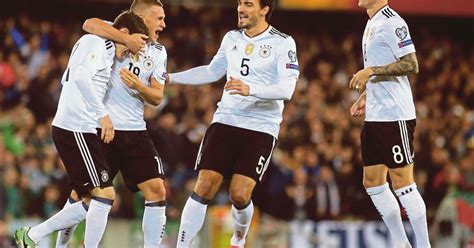 Football Germany England Seal 2018 World Cup Berths New Straits Times