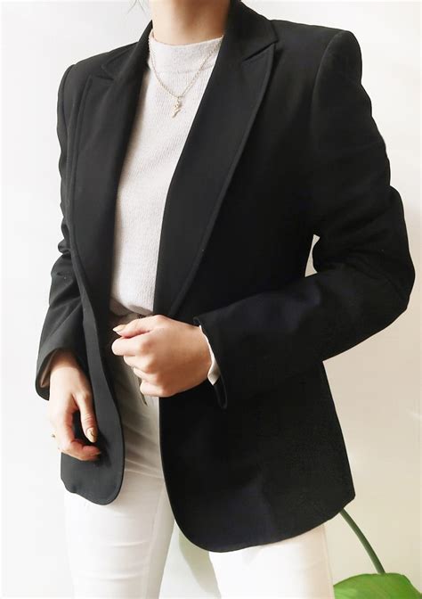 Czarna Marynarka S Inspired Second Hand Online