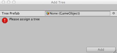 Unity Manual Trees
