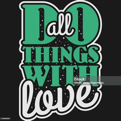 Motivational Typography Quote Design Stock Illustration Download