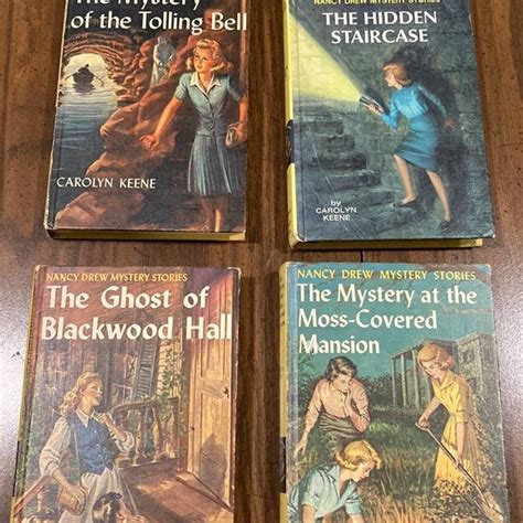 Set Of Vintage Nancy Drew Hardcover Books Livres Vintage Livre D