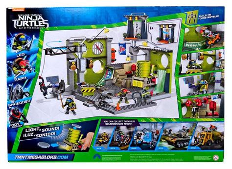 Mega Bloks Teenage Mutant Ninja Turtles Out Of The Shadows Lair Hideout