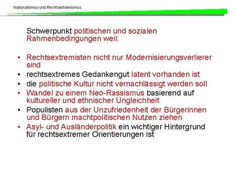 Nationalismus Und Rechtsextremismus Kapitel 11 Nationalismus Und