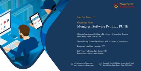 Montcrest Software On Linkedin Hiring Fullstack Immediate Angular