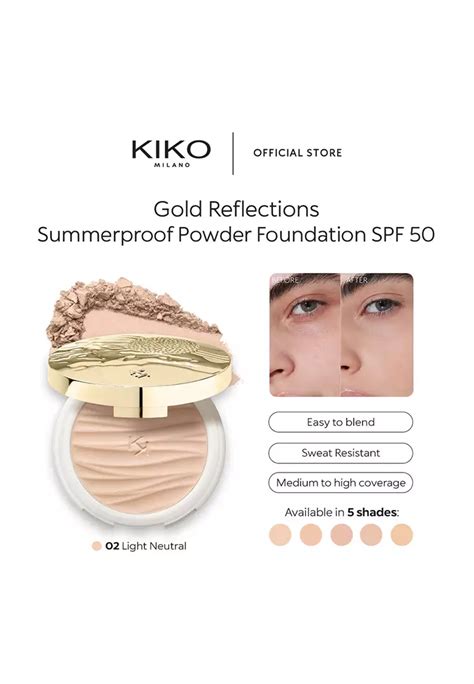 Buy Kiko Milano Kiko Milano Gold Reflections Summerproof Powder