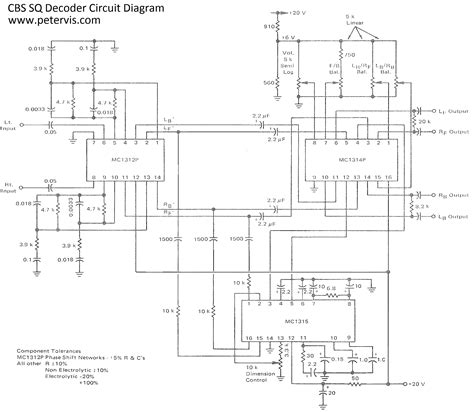 Circuit Diagram CBS SQ Quadraphonic System