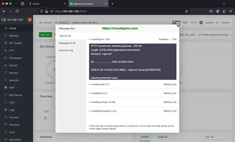 Install And Use Aapanel On Rocky Linux 9 Almalinux 9 Cloudspinx