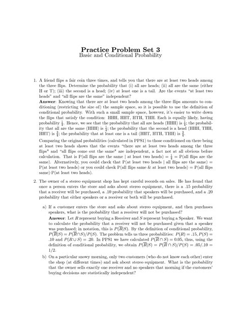 Practice Problem Set 3 Solutions Spring 2020 Practice Problem Set 3 Basic And Conditional