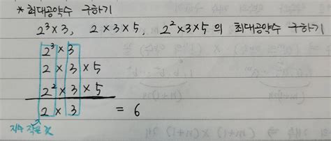 서로소 뜻 최대공약수 구하는법과 최대공약수의 활용 푸는 방법은
