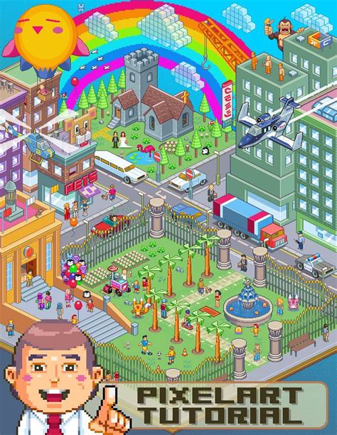 Army Of Trolls Pixelart City Art Pixel Art Doodle Designs