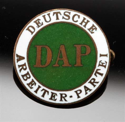 PRE-WWII GERMAN WORKERS PARTY DAP PIN PRE NSDAP : Lot 7084